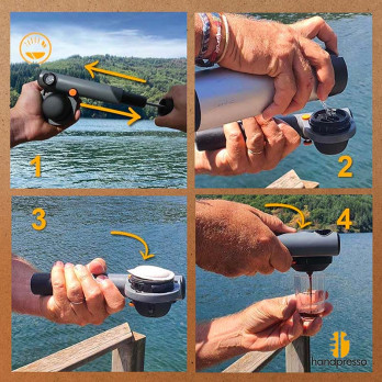 Handpresso Pump Black manual espresso machine - Handpresso