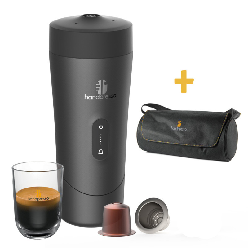 Handpresso portable espresso and coffee machines for the car.